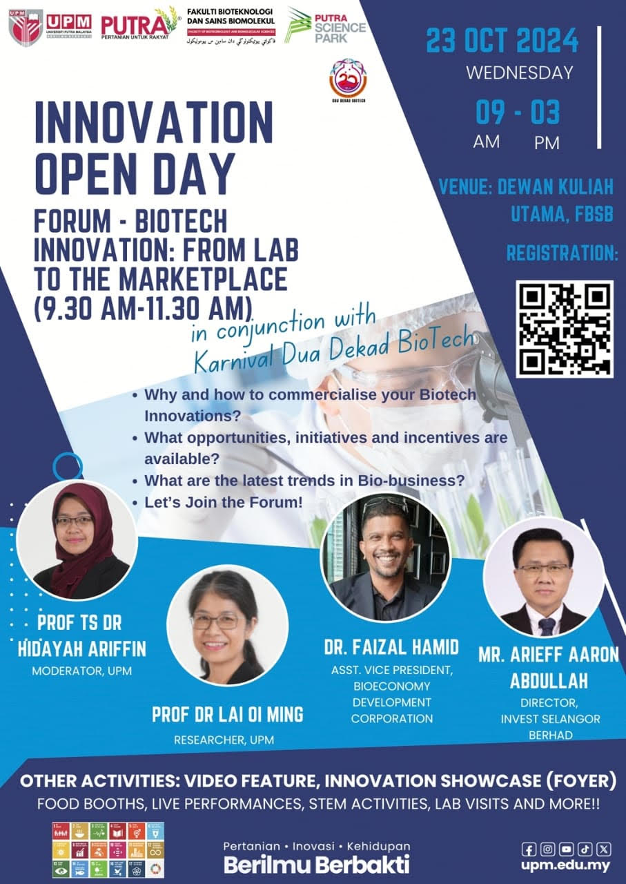 Biotech Innovation Forum: From Lab to the Marketplace